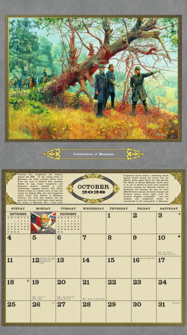 The 2026 Mort Künstler Civil War Calendar – Gray - Heartfelt History™
